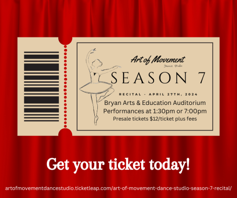 Season 7 Recital Tickets | Art of Movement